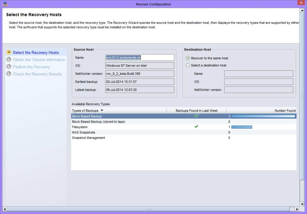 Windows block based backup with Linux AFTDs | Data Protection Hub