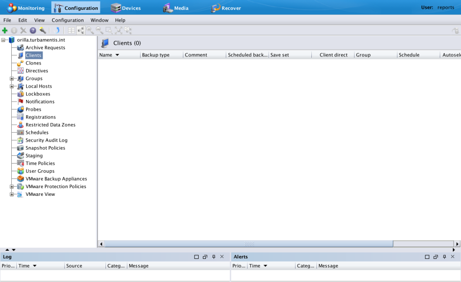 Basics – Configuring a reports-only user | Data Protection Hub