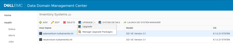 Basics – Handling Upgrades Through Data Domain Management Center | Data ...