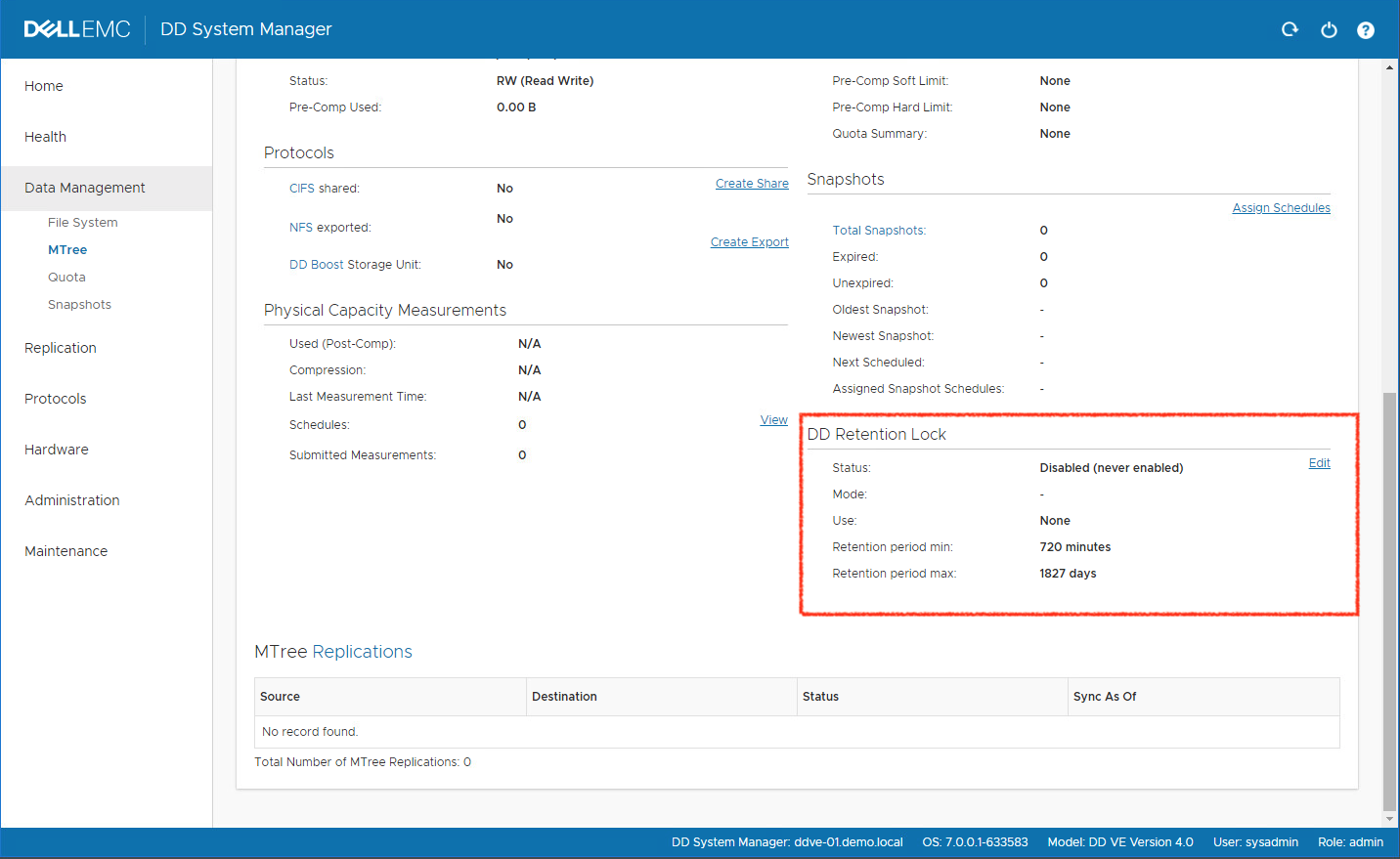 Using NetWorker with Data Domain Retention Lock | Data Protection Hub