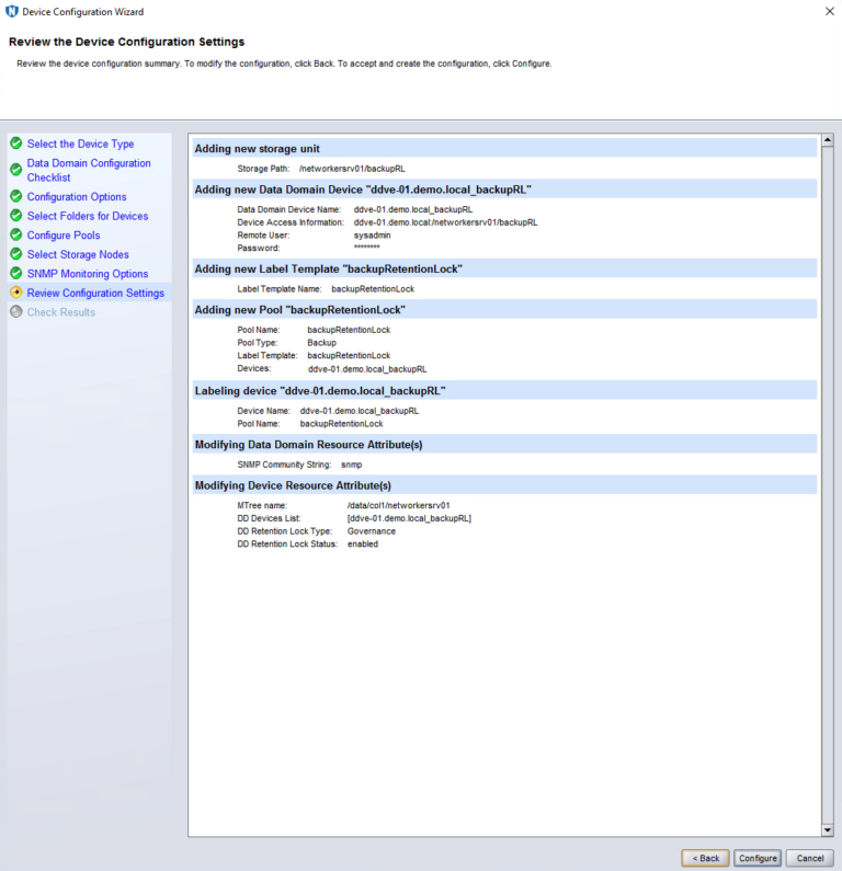 Using NetWorker with Data Domain Retention Lock | Data Protection Hub