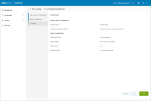 Basics – Using the NetWorker HTML UI for File-Level Recovery | Data Protection Hub