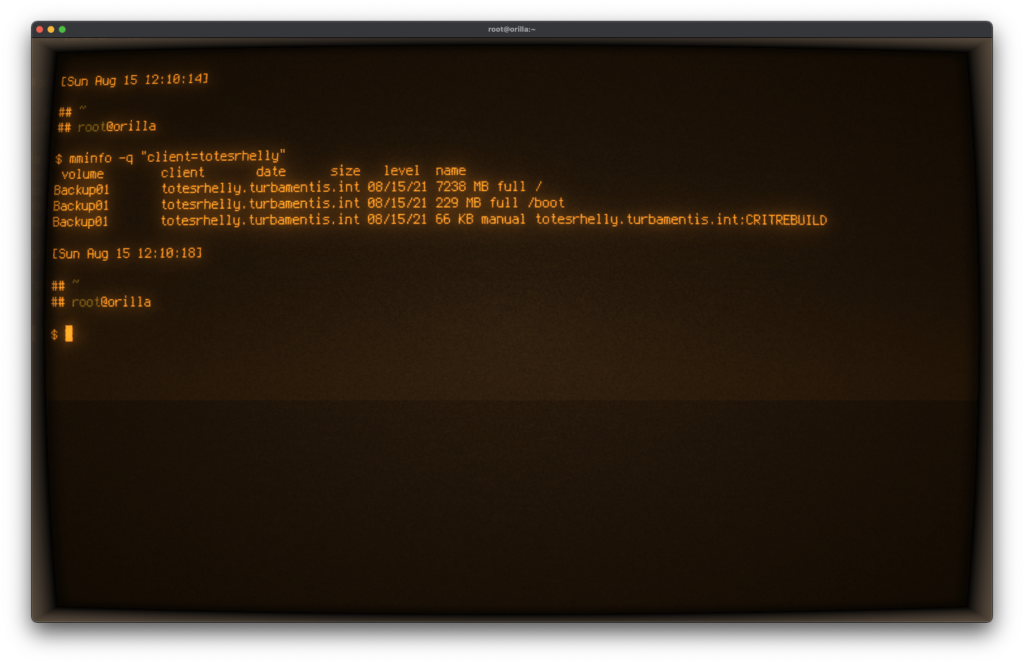 NetWorker Basics – Rolling your own Savesets | Data Protection Hub