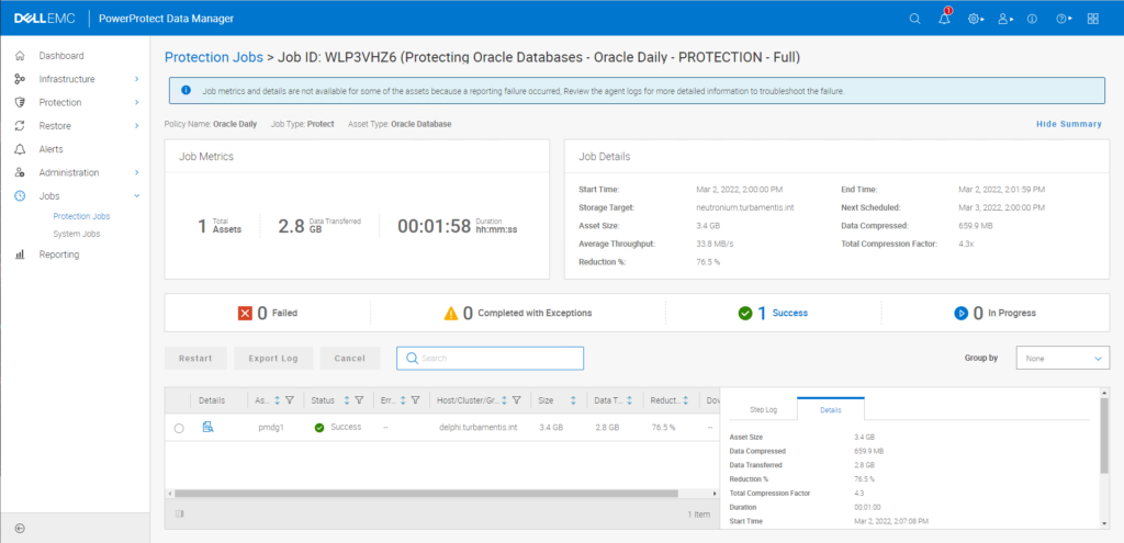 Oracle and PowerProtect Data Manager – Data Protection Hub