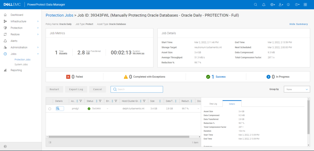 Oracle And Powerprotect Data Manager Data Protection Hub