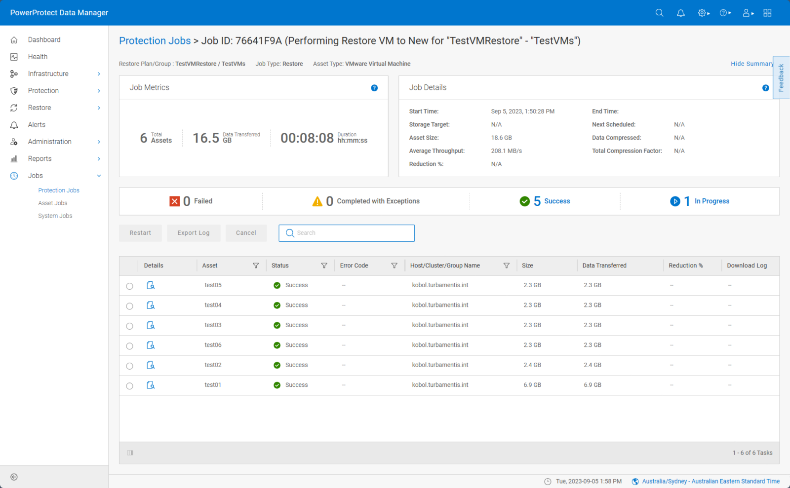 Working with Restore Plans | Data Protection Hub
